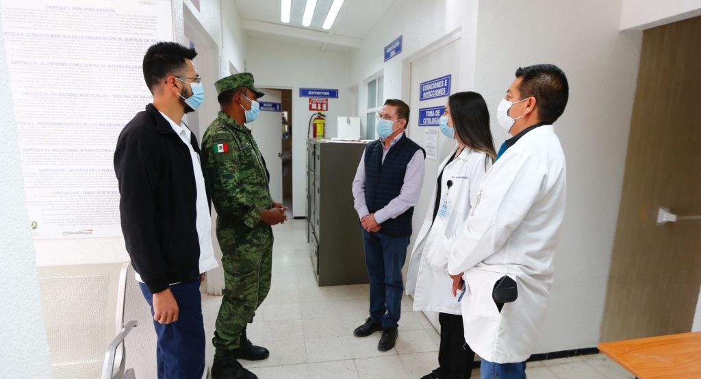 Visita Gobernador módulo de vacunación en Indé. – Gobierno del Estado ...